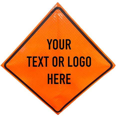 X Reflective Roll Up Sign Safety Zone Specialists