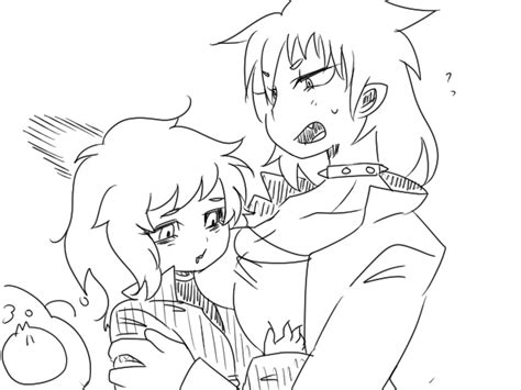 Rule 34 Big Breasts Bratley Breast Grab Collar Flat Chest Food Fully Clothed Height Difference