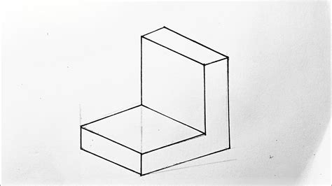 How To Draw Isometric Projections Youtube