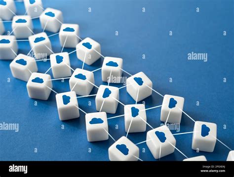 Cloud Storage Connected To The Network Cloud Computing Technology