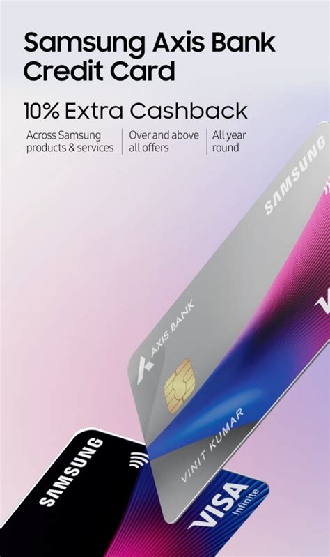 Samsung Axis Bank Credit Card Get Exclusive Benefits Samsung India