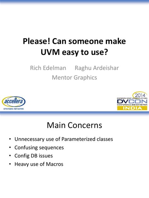 Can Someone Make Uvm Easy Slides Pdf Pdf Integer Computer Science