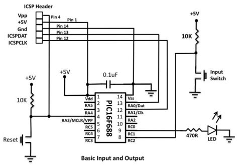 Circuitdigitaliopic16f688 Embedded Lab