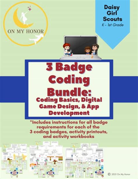 Daisy Girl Scout Bundle Of All 3 Coding Badge Activity Plans All Steps