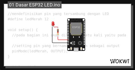 01 Dasar Esp32 Led Wokwi Esp32 Stm32 Arduino Simulator 01 Dasar Esp32 Led Wokwi Esp32 Stm32 Arduino Simulator
