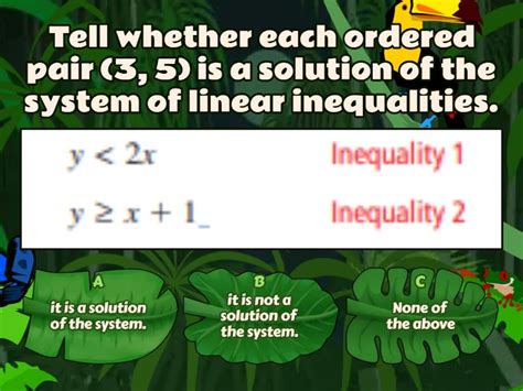 G8 Algebra 1 Bigideasmath Chapter 5 Solving System Of Equations Review Quiz