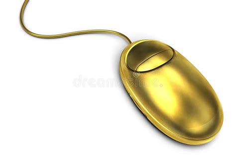 Gold Computer Mouse Royalty Free Stock Photos Image 2173278