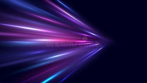 Modern Abstract High Speed Motion Effect Futuristic Dynamic Motion Technology Stock Vector