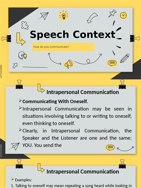 Speech Context And Styles Pdf Communication Interpersonal Communication