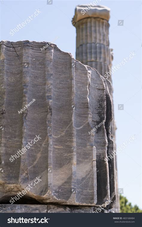 Ionic Columns Temple Athena Ancient Greek Stock Photo 483168484 Shutterstock