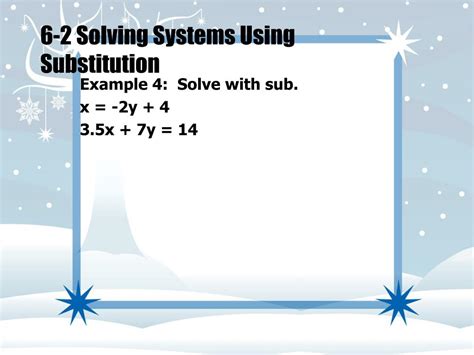 PPT Solving Systems Using Substitution PowerPoint Presentation Free Download ID