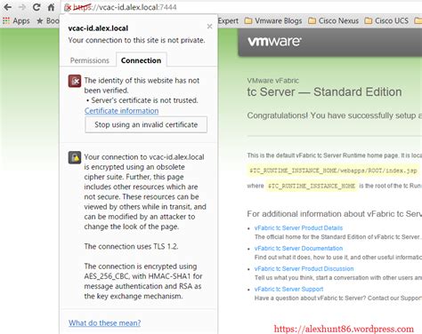 Setup Ssl Certificate For Vsphere Lab Part 5 Creating And Replacing Vrealize Ssl Certificates