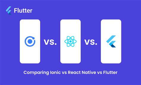 React Native Vs Flutter Vs Ionic Vs Native Script