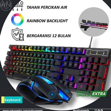 Jual Keyboard Gaming Rgb With Mouse 03 Shopee Indonesia