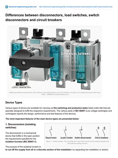 What Is The Difference Between A Safety Switch And A Disconnect At Patsy Jackson Blog