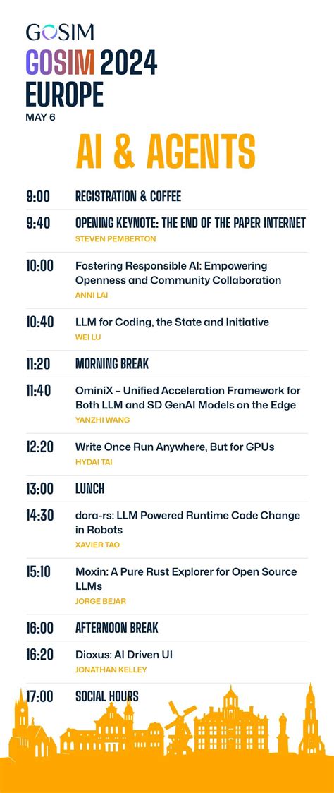 Gosim Foundation On Linkedin Schedule Of Gosim 2024 Now Released Meet The Grand Tutee Of