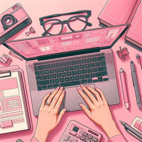 Setup Laptop Trong 2024 36 Girly Graphics Girly Art Illustrations Cute Drawings