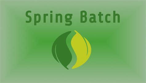 Spring Batch在大型企业中的最佳实践 阿里云开发者社区
