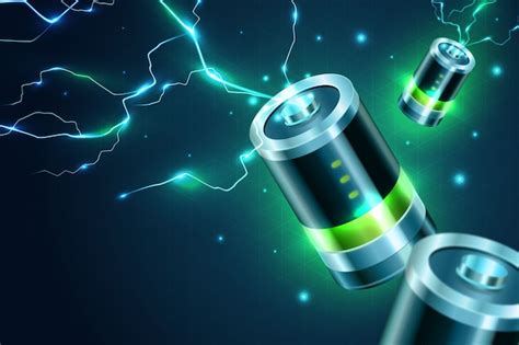 Premium Vector Gradient Battery Background