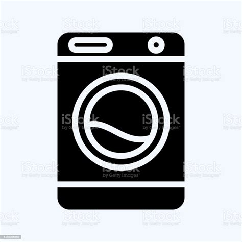 아이콘 와셔 어린이 기호에 적합합니다 글리프 스타일 편집 가능한 간단한 디자인 디자인 템플릿 벡터 간단한 그림 0명에 대한 스톡 벡터 아트 및 기타 이미지 Istock