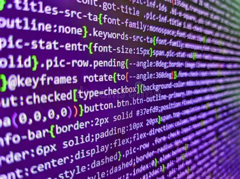 Hacker Background Abstract Screen Of Software Computer Code Data New