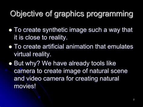 Introduction To OpenGL Ppt