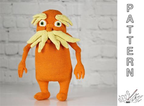 The Lorax Crochet Pattern Digital Download Only Etsy