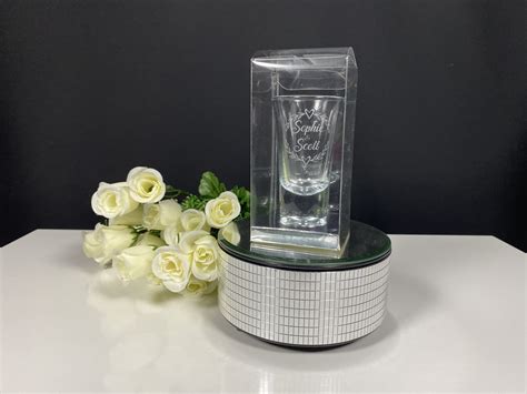 Clear Pvc Shot Glass Box 6x6x12cm Groovy Glass