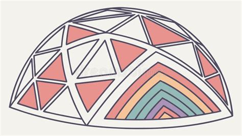 Geometric Geodesic Dome Structure Architectural Design Element Vector Design Generative Ai