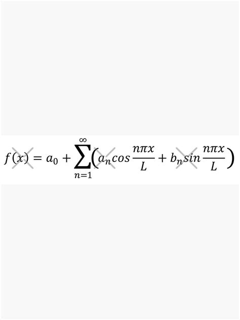 Fourier Series Math Basics Poster For Sale By Sciencecorner Redbubble