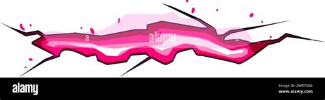 Earth Ground Crack Cartoon Vector Illustration Stock Vector Image And Art Alamy