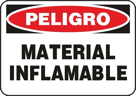 Cartel Peligro Material Inflamable Vinyl Adhesivo 25 X 18 Cm Cuotas