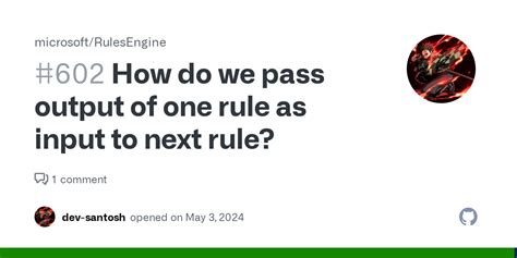 How Do We Pass Output Of One Rule As Input To Next Rule · Issue 602