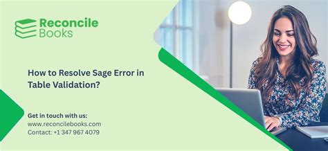 How To Resolve Sage Error In Table Validation Reconcilebooks