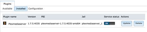 Plex Plugin Version On FreeNAS GUI Different Than On Plex Interface TrueNAS Community