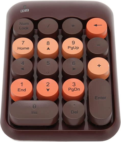 Kok 24ghz Wireless Numeric Keypad 18 Keys Mini Numeric Keypad Vintage Color Keyboard And
