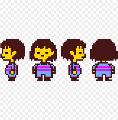 Frisk Sprite Sheet No Walking Sprites Pixel Art Maker Undertale Frisk