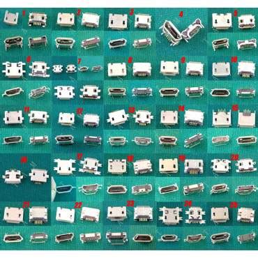 Kit 25 Conectores MicroUSB Varios Formatos Tipo 2 Sensorae Com