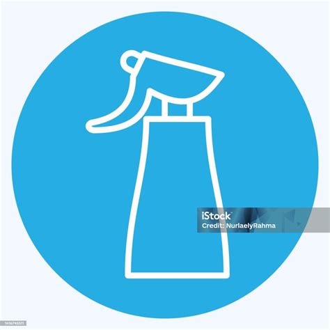 아이콘 스프레이 이발소 기호에 적합합니다 파란 눈 스타일 편집 가능한 간단한 디자인 디자인 템플릿 벡터 간단한 그림 Drug에