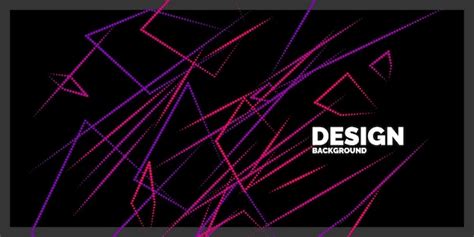 Premium Vector Abstract Element With Dynamic Lines Vector Illustration