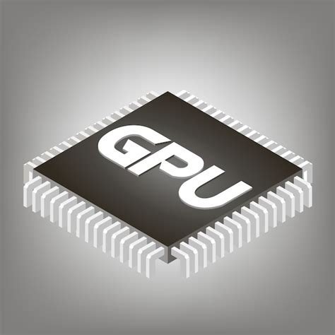 Premium Vector Gpu Icon Gpu Pictograph Gpu Web Icon Gpu Icon Vector Gpu Icon Eps Gpu Icon