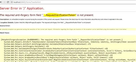 Understand Antiforgery Token In ASP NET MVC