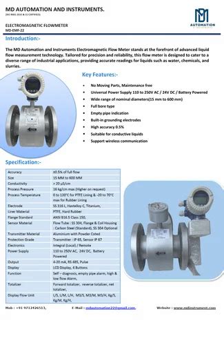 Online Effluent Flow Meter At Rs 18000 Makarpura Gidc Vadodara Id 2853433834262