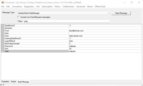 Add Smtp Settings Without Restarting The Dma Dataminer Dojo