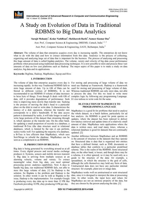 Ijarcce 49 Pdf Databases Computer Software And Applications