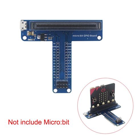 BBC micro bit GPIO Expansion Board T type for Breadboard บอรดขยาย ขา GPIO ของ ไมโครบต แบบเสยบ