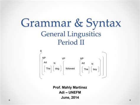 Introduction To Syntax Pptx