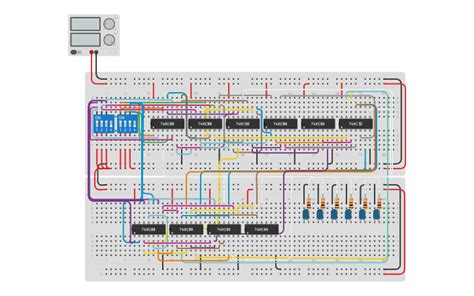 Circuit Design 3 Bit Multiplier Tinkercad