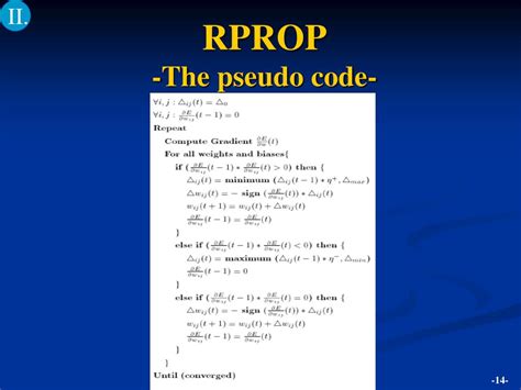 Ppt Rprop Resilient Propagation Powerpoint Presentation Free