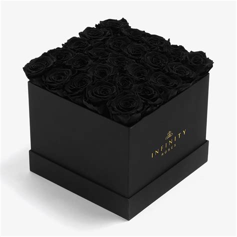 Infinity Roses Large Square Box